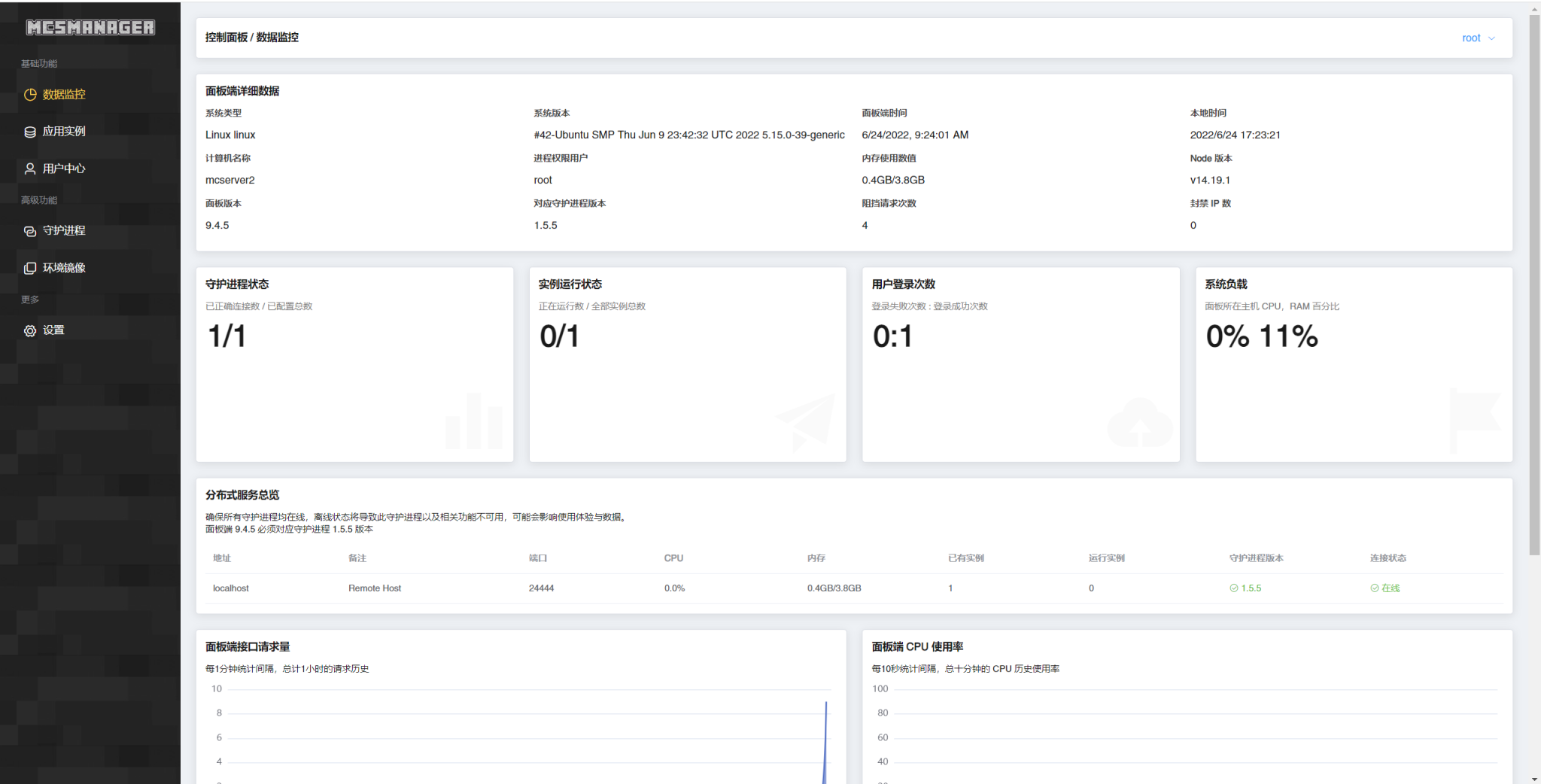利用 MCSManager 搭建 Mohist Minecraft 1.16.5 (Java) 服务器 – 拾梦纪
